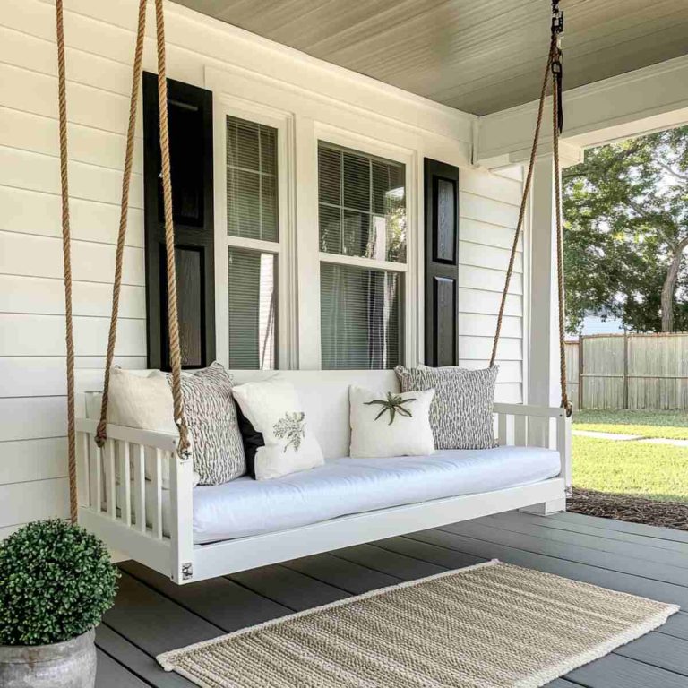 19 Front Porch Swing Ideas That Will Make You Want to Relax