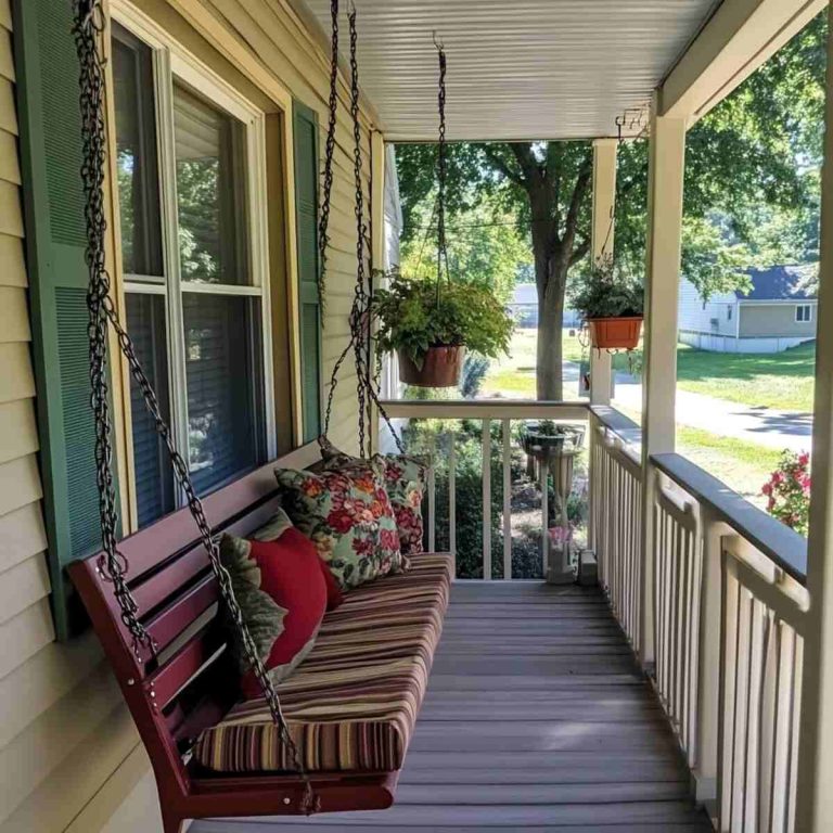 19 Front Porch Swing Ideas That Will Make You Want to Relax