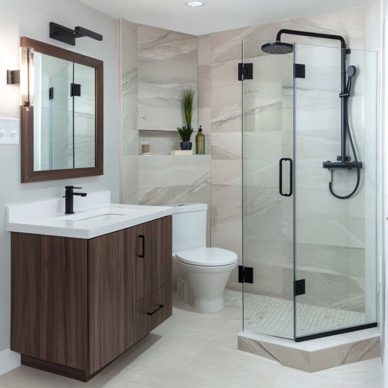 17 Genius Tiny Bathroom Layouts That Actually Work
