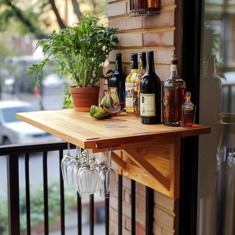 17 Genius Balcony Bar Ideas for Small Spaces