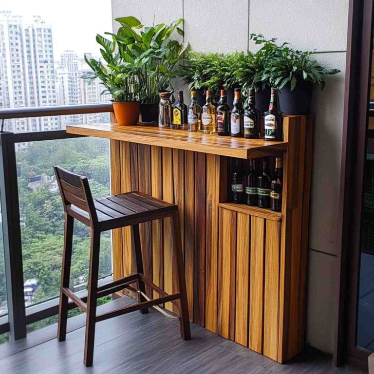 17 Genius Balcony Bar Ideas for Small Spaces