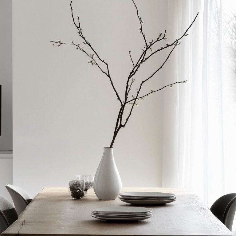 17 Minimalist Dining Room Table Decor Ideas