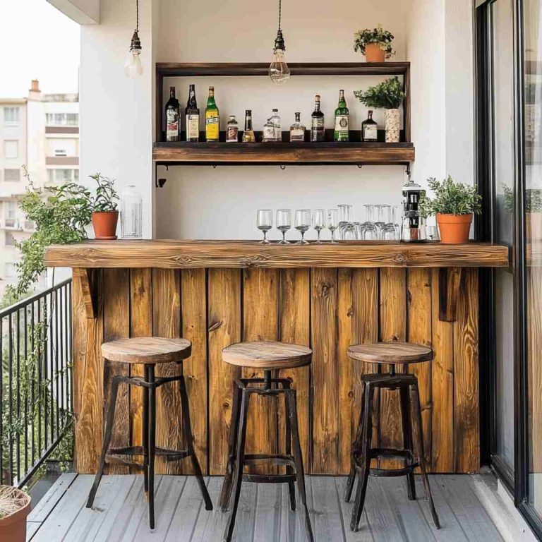 17 Genius Balcony Bar Ideas for Small Spaces