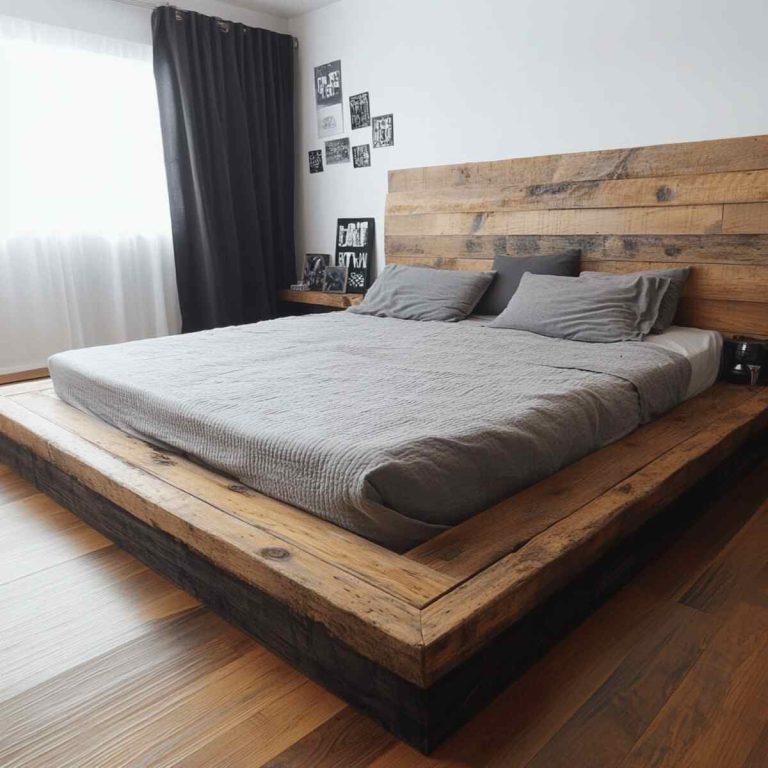 23 DIY Low Bed Frame Ideas for Small Bedrooms