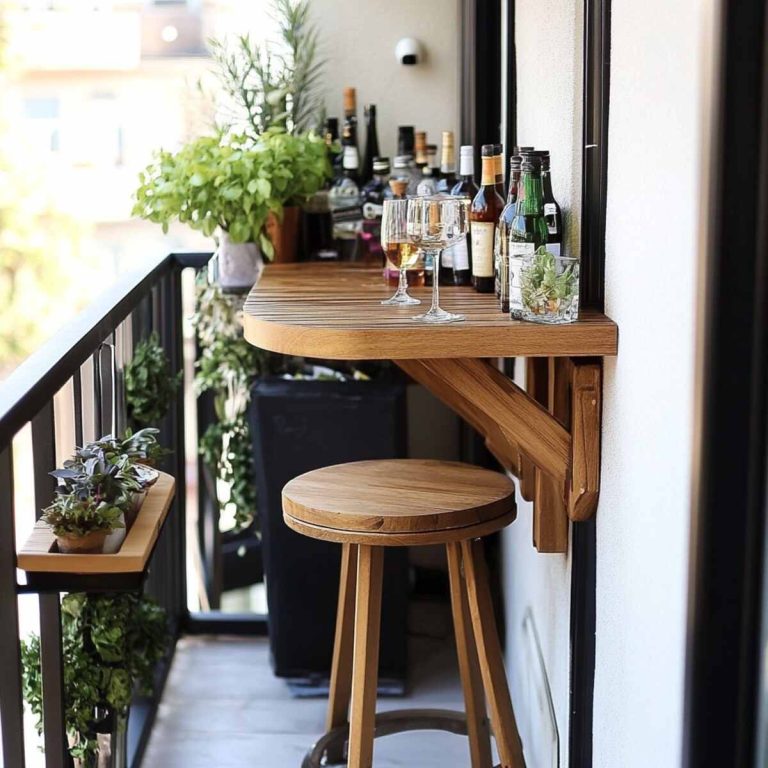 17 Genius Balcony Bar Ideas for Small Spaces