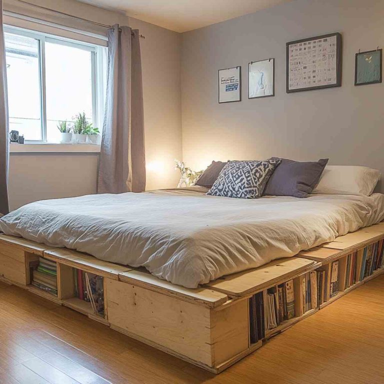 23 DIY Low Bed Frame Ideas for Small Bedrooms