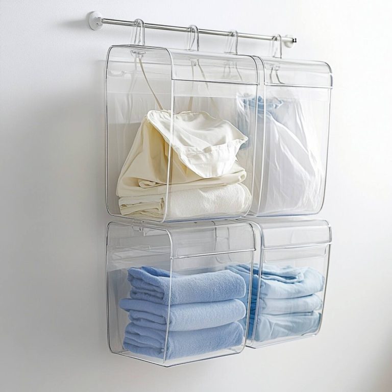 20 Wall Mounted Laundry Hamper Ideas to Save Floor Space
