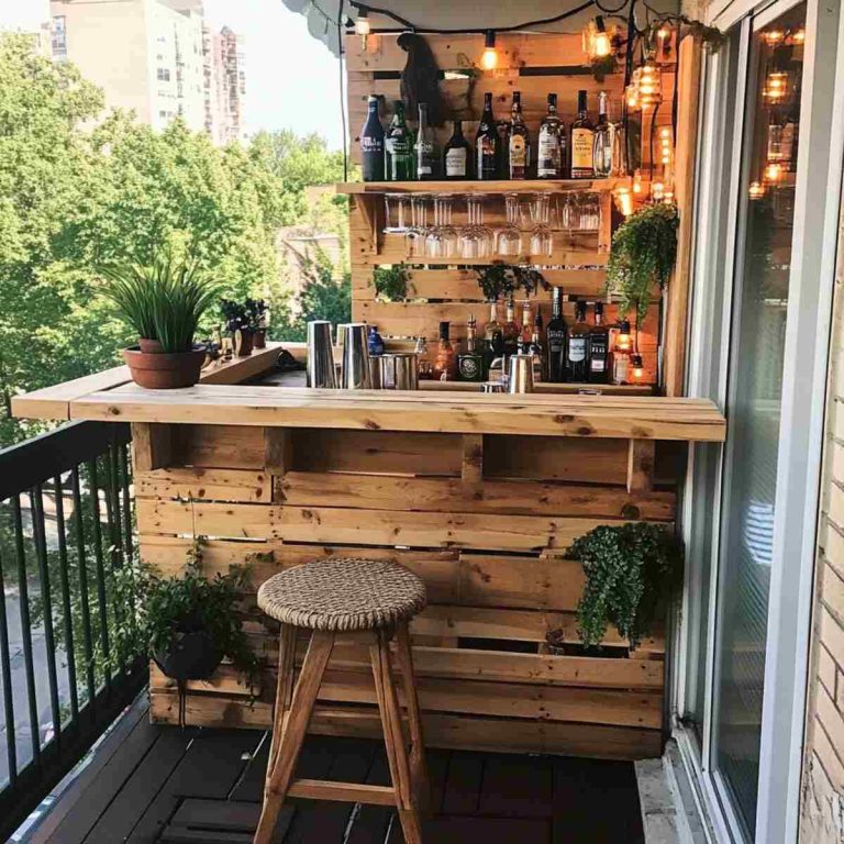 17 Genius Balcony Bar Ideas for Small Spaces