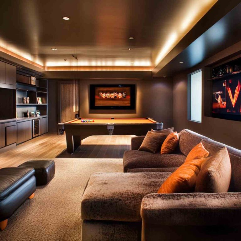20 Genius Basement Lounge Ideas