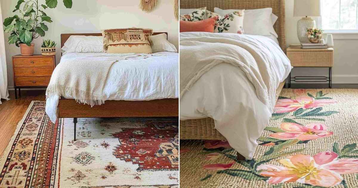 19 Simple Accent Rug Layering Ideas for Bedrooms