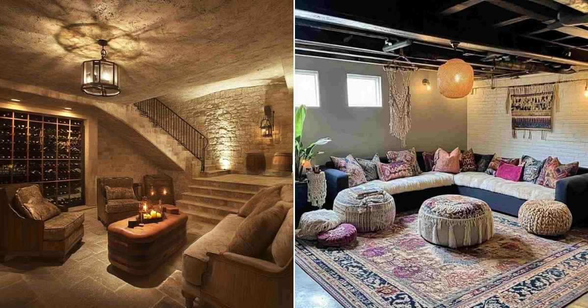 20 Genius Basement Lounge Ideas