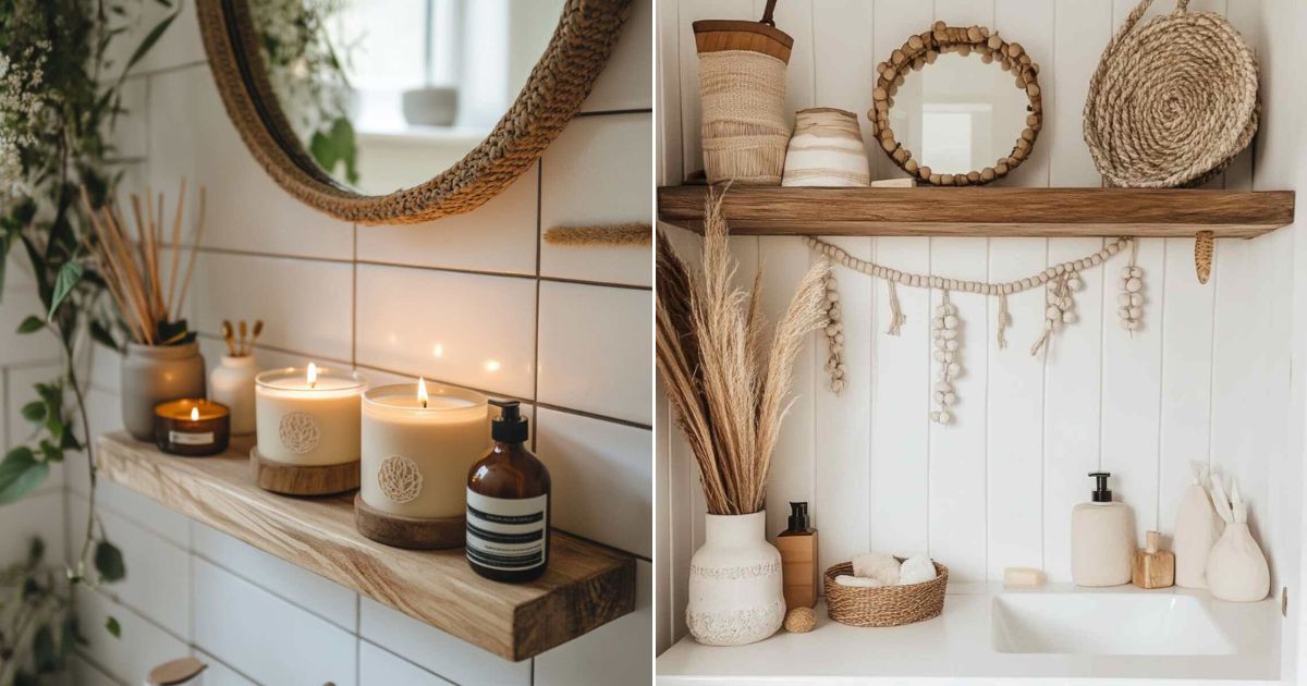 20 Boho Bathroom Shelf Decor Ideas You’ll Want to Copy Instantly