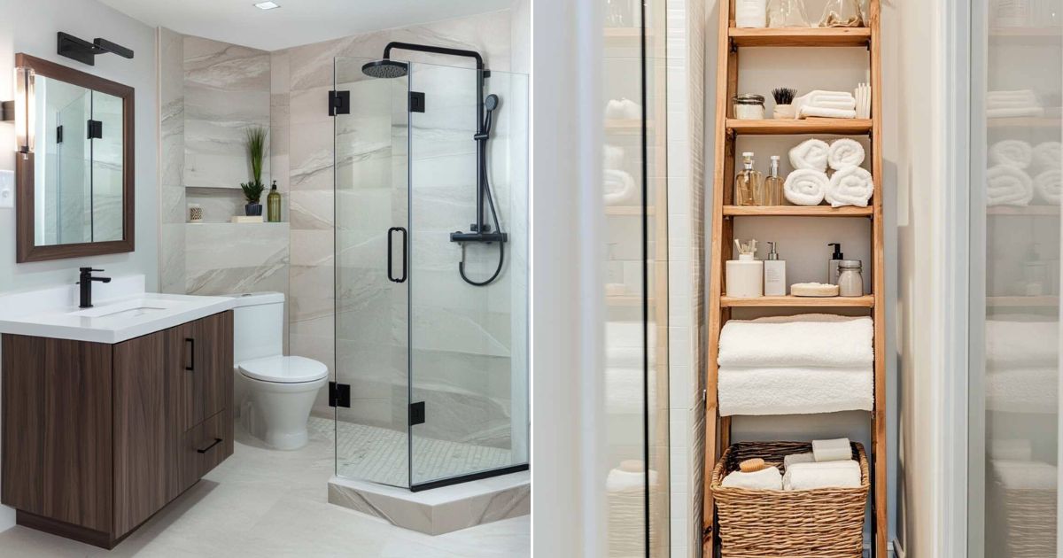 17 Genius Tiny Bathroom Layouts That Actually Work