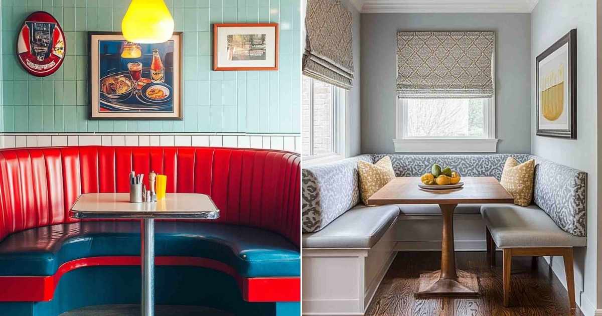 17 Corner Dining Bench Ideas for Small Spaces