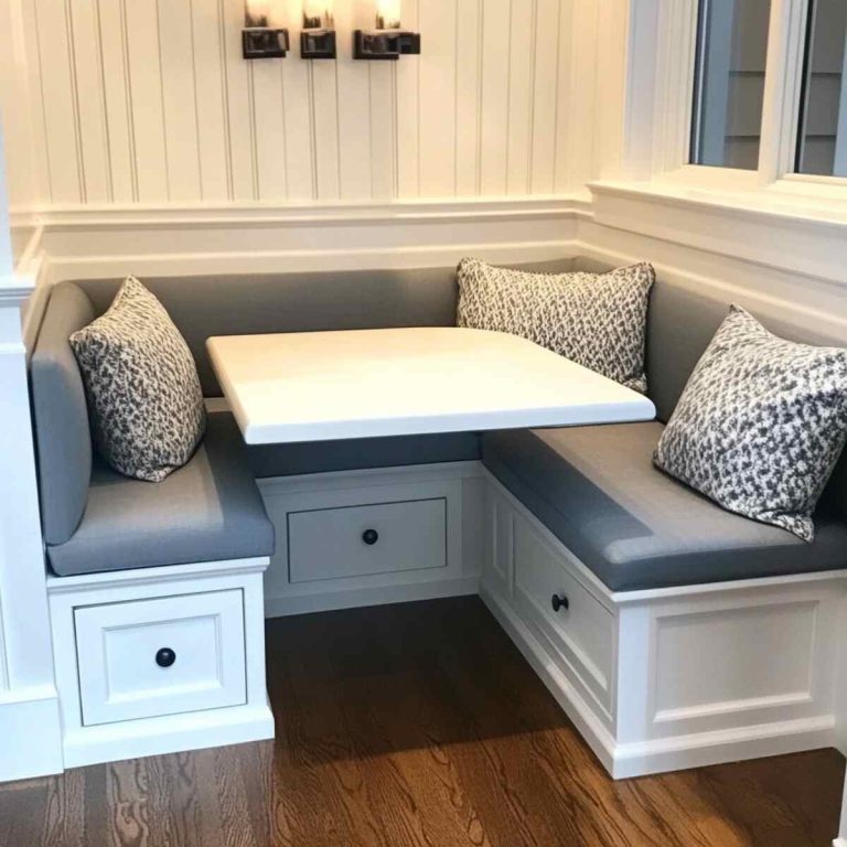 17 Corner Dining Bench Ideas for Small Spaces