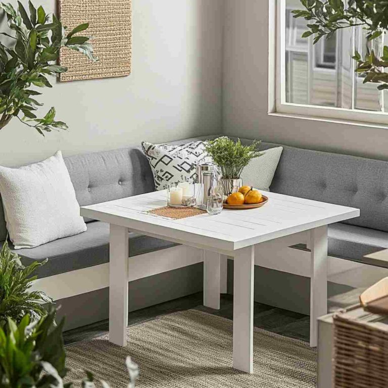 17 Corner Dining Bench Ideas for Small Spaces