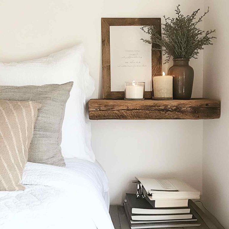 23 Space-Saving Floating Nightstand Ideas You’ll Love