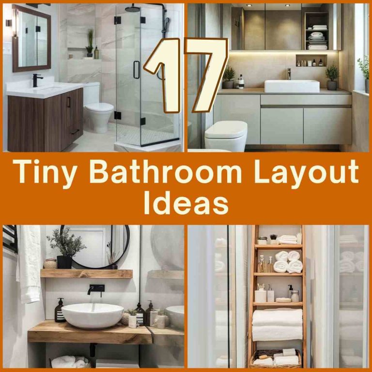 17 Genius Tiny Bathroom Layouts That Actually Work