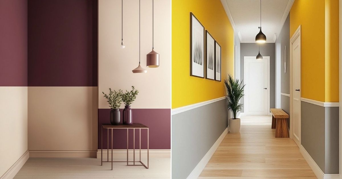 17 Easy Two-Toned Wall Ideas for Hallways That Wow Every Guest