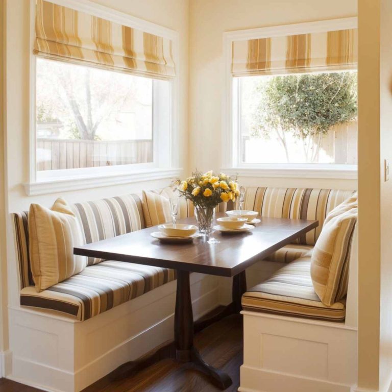 17 Corner Dining Bench Ideas for Small Spaces