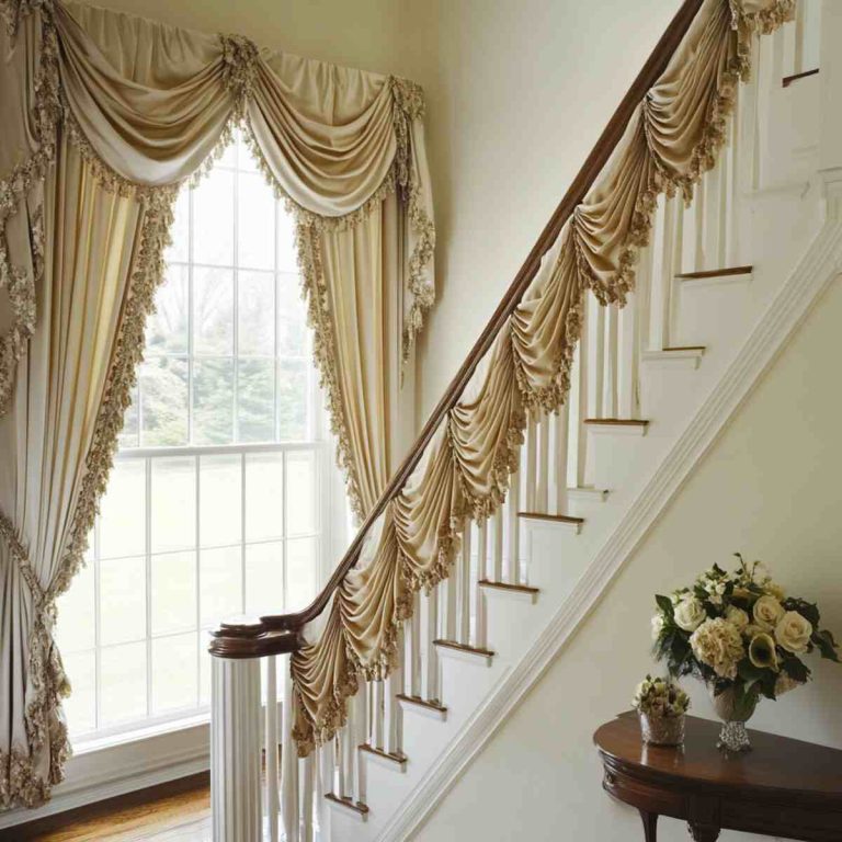20 Brilliant Staircase Window Curtain Ideas You’ll Want to Try