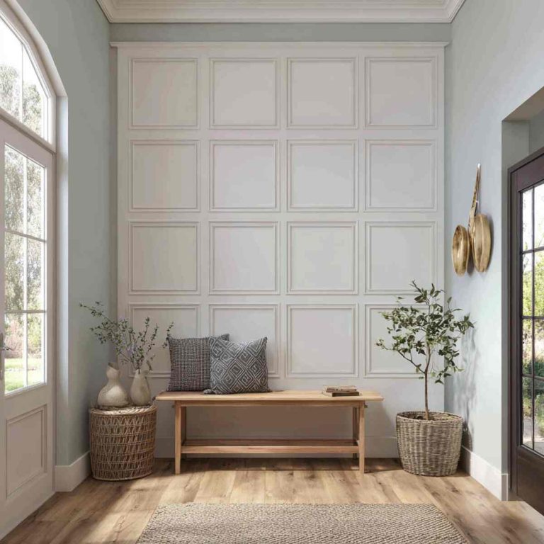 25 Entryway Wall Molding Ideas That Make a Big First Impression - Happy ...