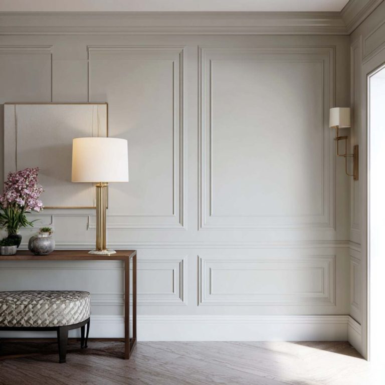 25 Entryway Wall Molding Ideas That Make a Big First Impression - Happy ...