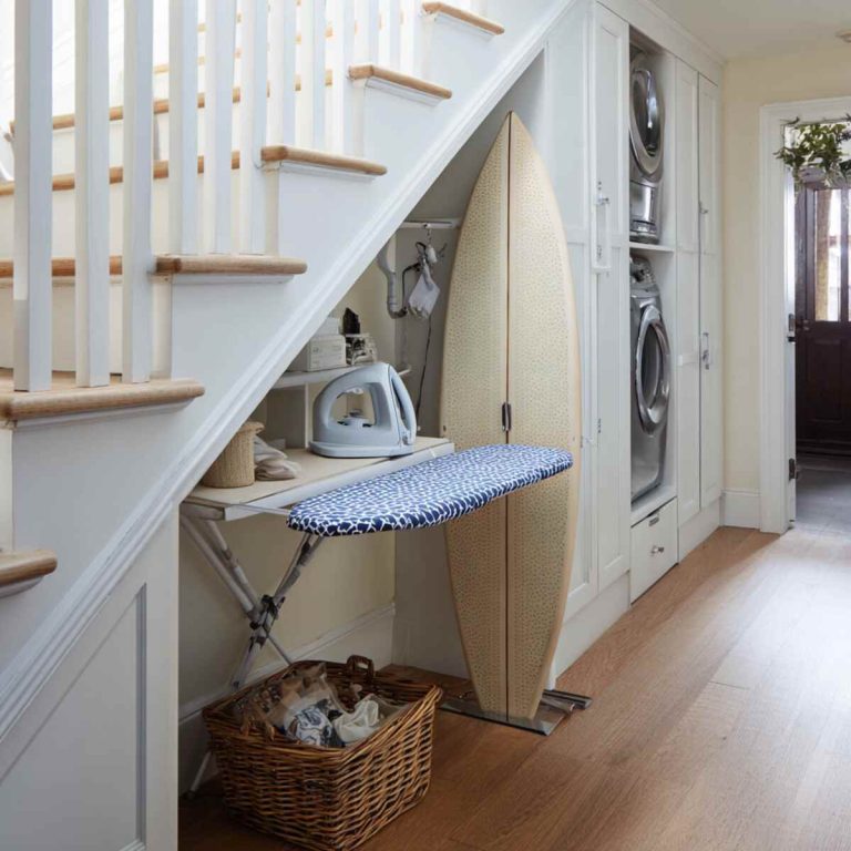 19 Genius Under Stairs Laundry Ideas, Smart Space Solutions