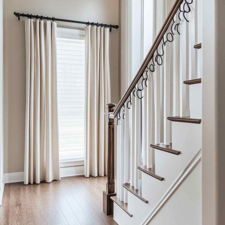 20 Brilliant Staircase Window Curtain Ideas You’ll Want to Try