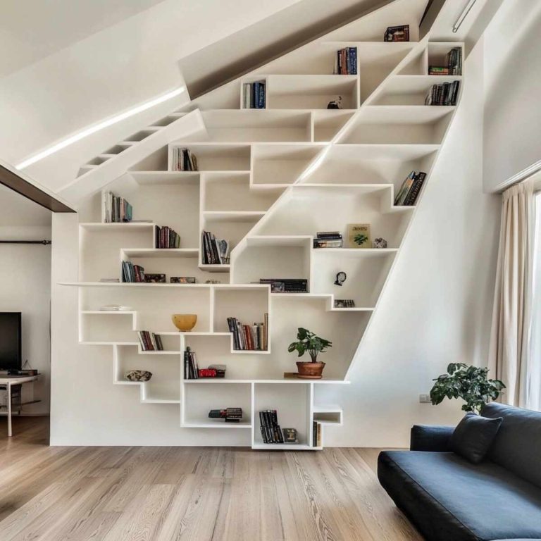 20 Stair Wall Shelf Ideas You Haven’t Tried Yet