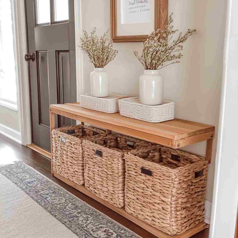 17 Clever Entryway Basket Storage Ideas You’ll Wish You Knew Sooner