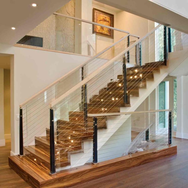 19 Brilliant Glass Stair Railing Ideas That Make Any Home Look Bigger