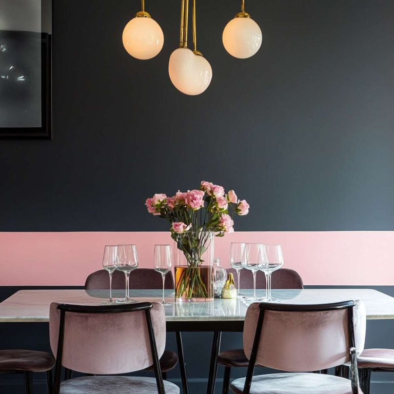 17 Gorgeous Two Tone Dining Room Wall Ideas You’ll Love
