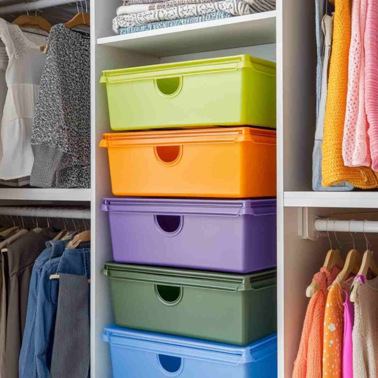19 Stackable Storage Bin Ideas That Will Instantly Organize Your Closet