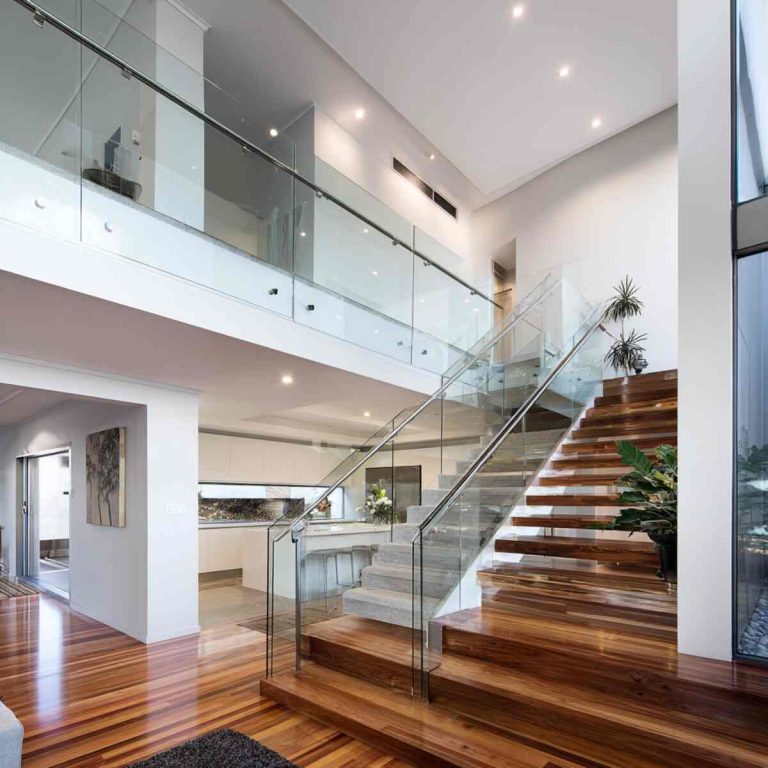 19 Brilliant Glass Stair Railing Ideas That Make Any Home Look Bigger