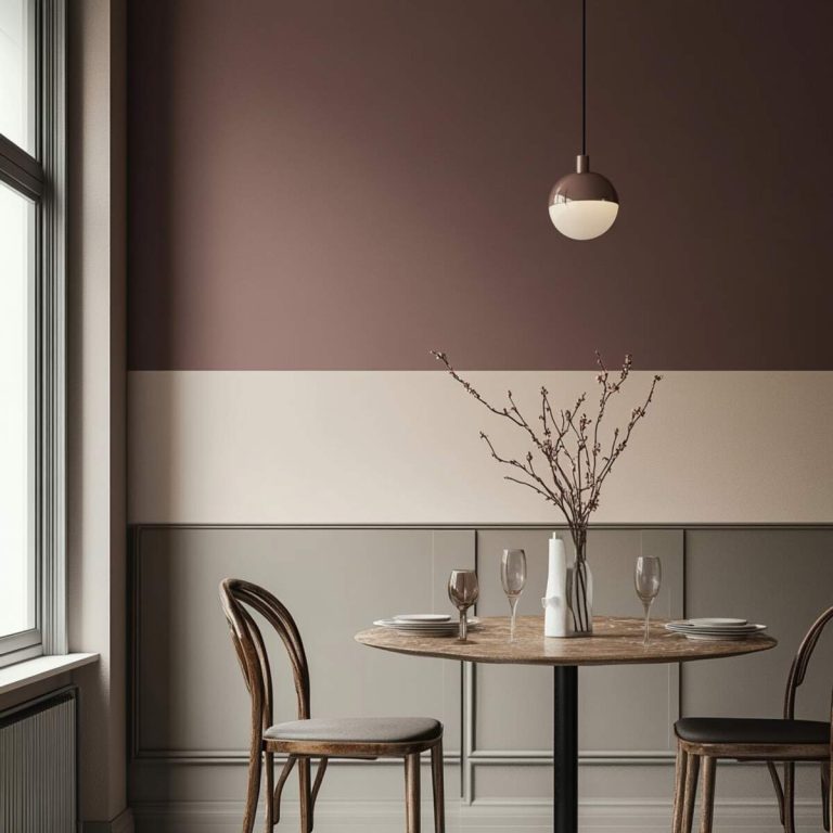 17 Gorgeous Two Tone Dining Room Wall Ideas You’ll Love