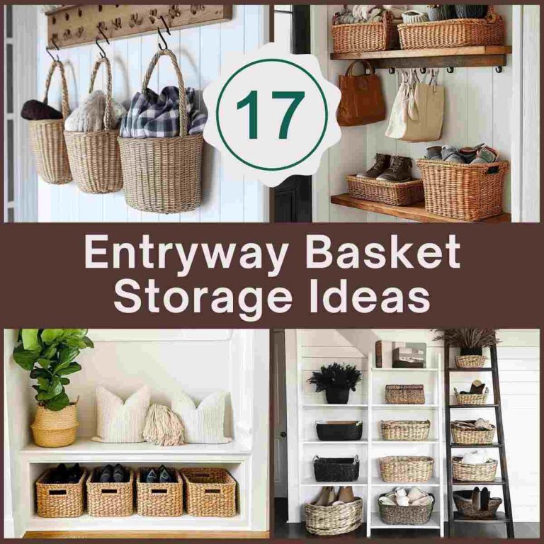 17 Clever Entryway Basket Storage Ideas You’ll Wish You Knew Sooner