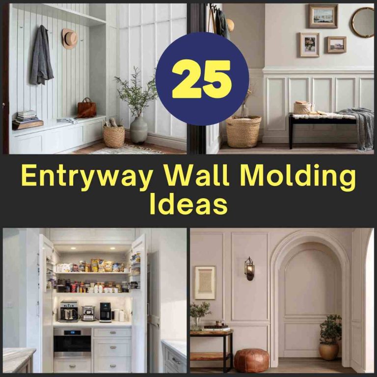 25 Entryway Wall Molding Ideas That Make a Big First Impression - Happy ...