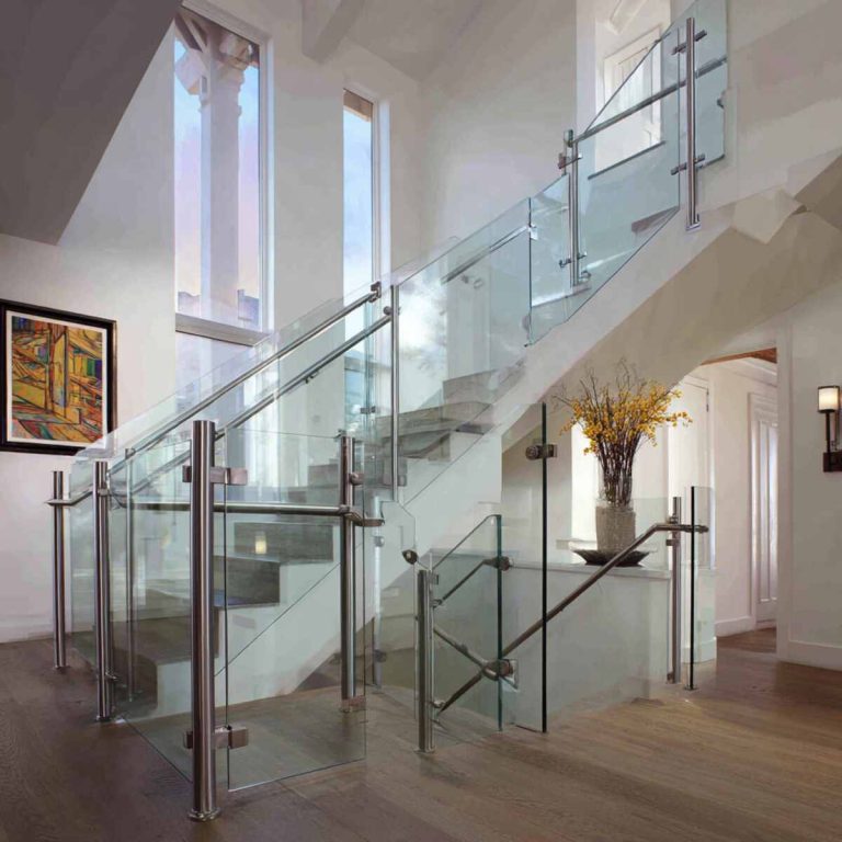 19 Brilliant Glass Stair Railing Ideas That Make Any Home Look Bigger