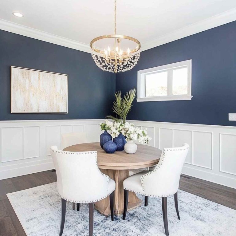 17 Gorgeous Two Tone Dining Room Wall Ideas You’ll Love
