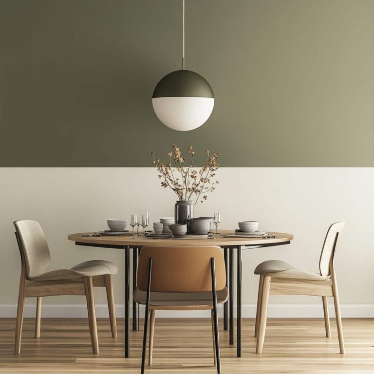 17 Gorgeous Two Tone Dining Room Wall Ideas You’ll Love