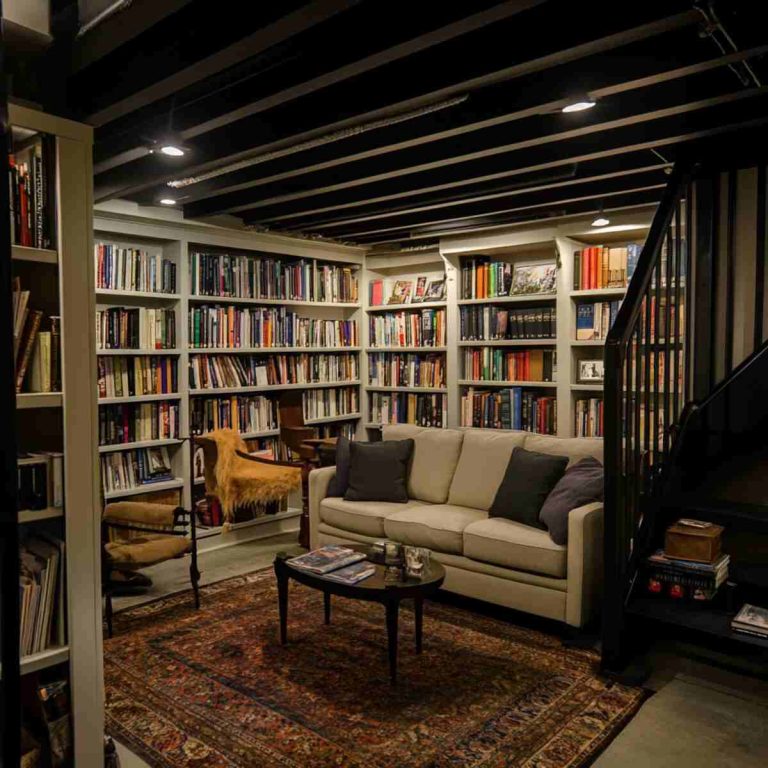 25 Basement Home Library Ideas That Will Inspire Your Next Project