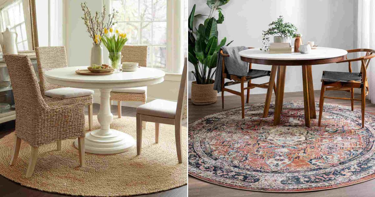 15 Round Dining Table Rug Ideas That Instantly Upgrade Your Space