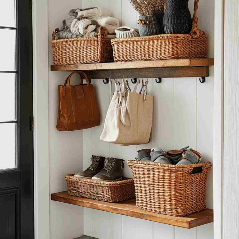 17 Clever Entryway Basket Storage Ideas You’ll Wish You Knew Sooner