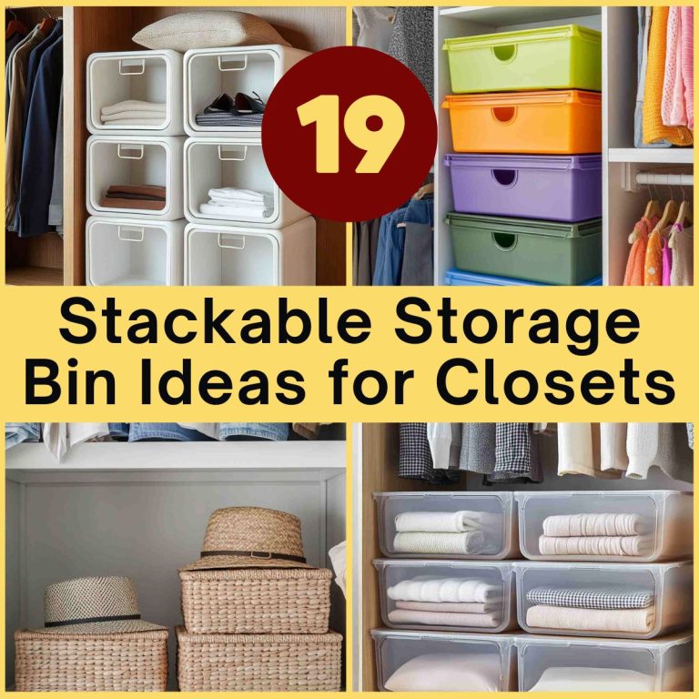 19 Stackable Storage Bin Ideas That Will Instantly Organize Your Closet