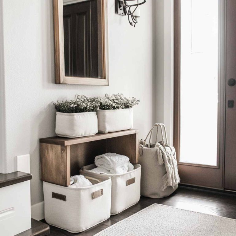 17 Clever Entryway Basket Storage Ideas You’ll Wish You Knew Sooner