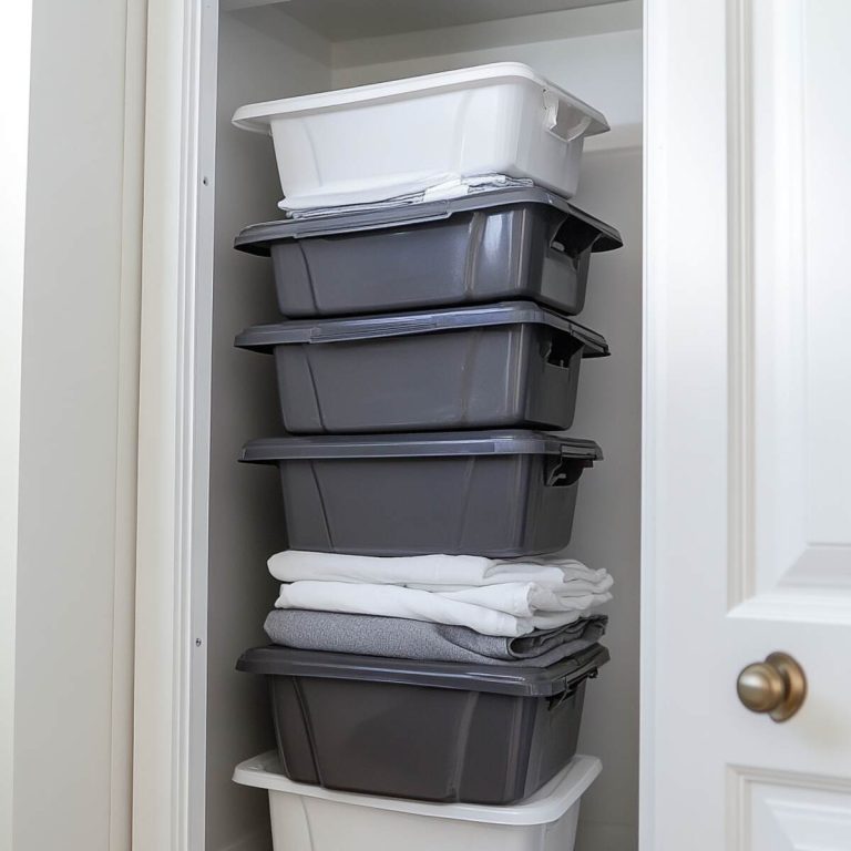 19 Stackable Storage Bin Ideas That Will Instantly Organize Your Closet