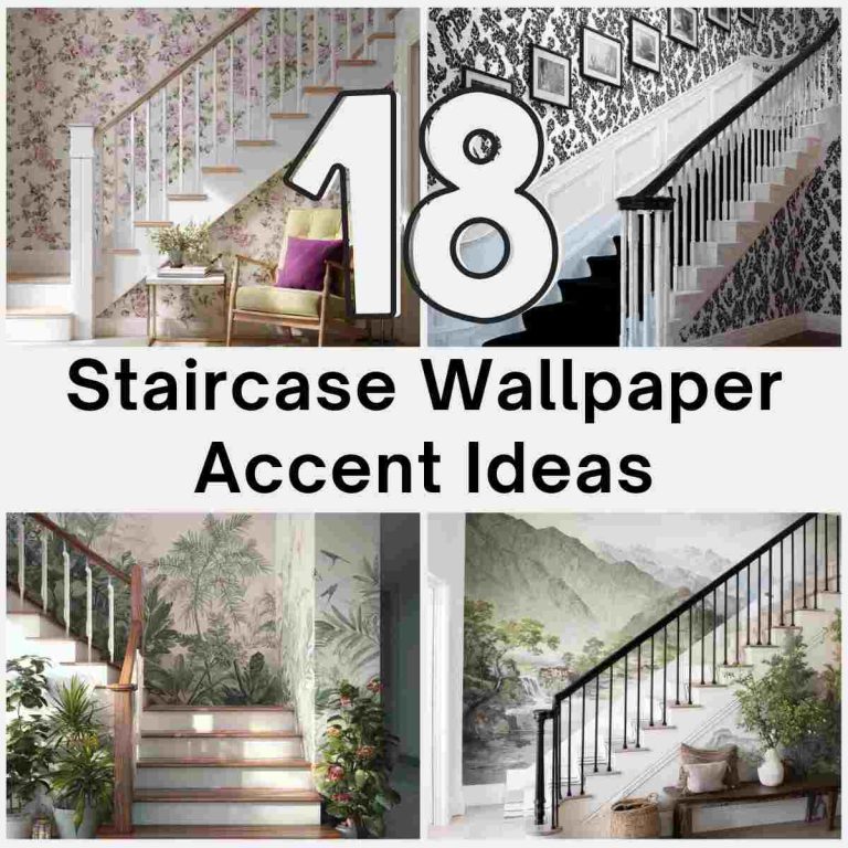 18 Stunning Staircase Wallpaper Accent Ideas That Will Totally ...