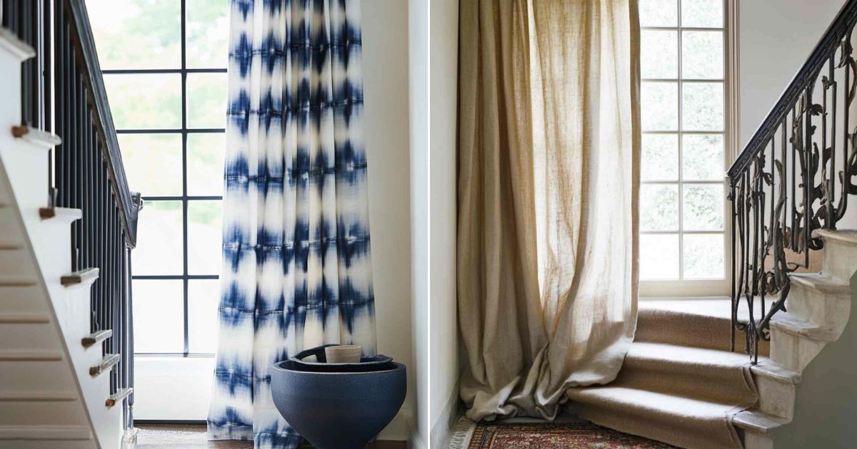 20 Brilliant Staircase Window Curtain Ideas You’ll Want to Try