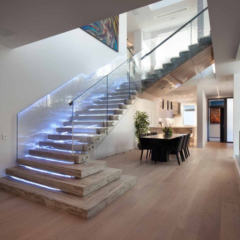 19 Brilliant Glass Stair Railing Ideas That Make Any Home Look Bigger